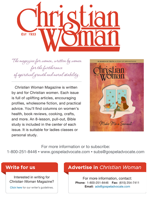 Christian Woman Magazine | Gospel Advocate