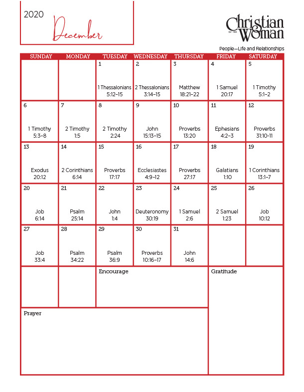 CW 2020 calendars-12 | Gospel Advocate