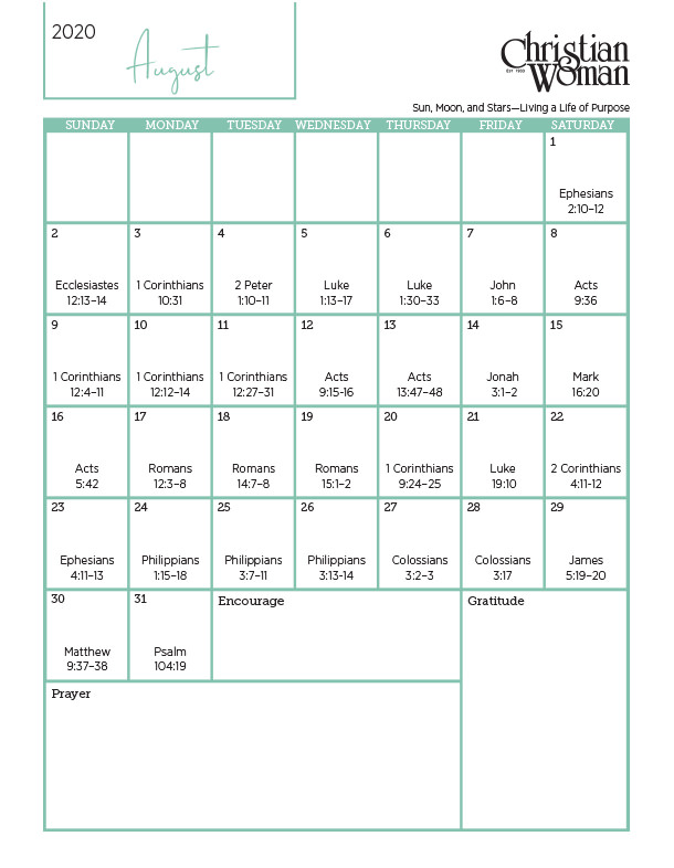 CW 2020 calendars-8 | Gospel Advocate
